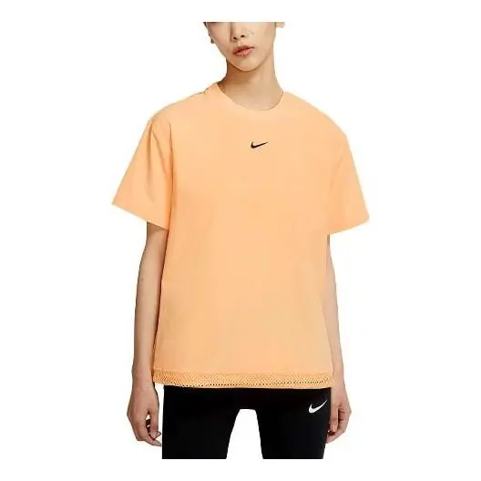 Nike Tech Pack Logo Printing Round-neck Orange - Light Orange