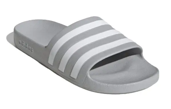 Adidas Adilette Aqua Slides - Grey