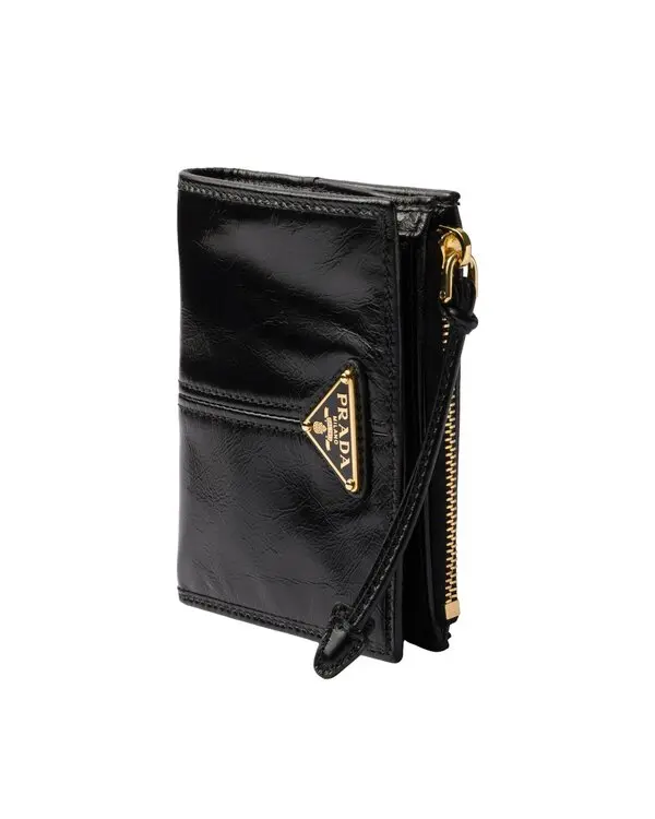 Prada Fw25 Small Leather Wallet