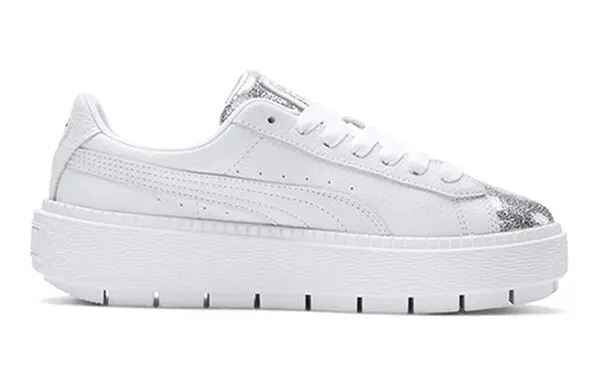 PUMA Platform Trace Biohacking Low Top Sneakers - Silverwhite