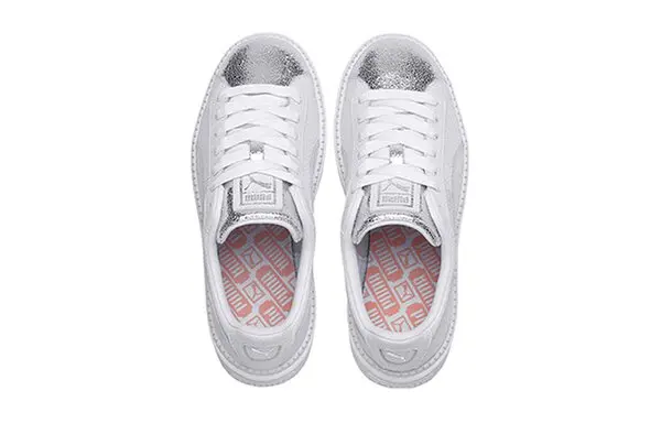 PUMA Platform Trace Biohacking Low Top Sneakers - Silverwhite