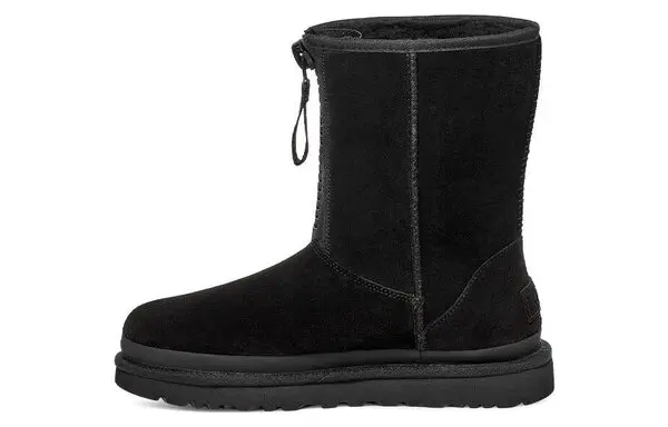 UGG Classic Short Zipper Tape Logo Boot
