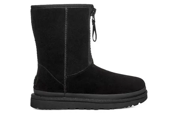 UGG Classic Short Zipper Tape Logo Boot