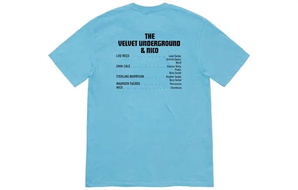 Supreme X The Velvet Underground Nico Tee - Blue
