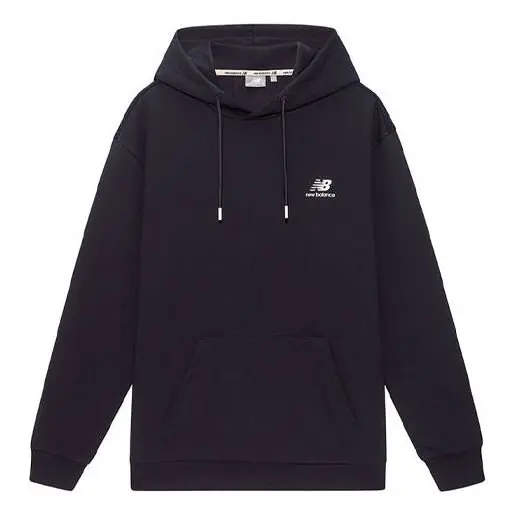 NEW BALANCE Logo Printed Hoodie - Black