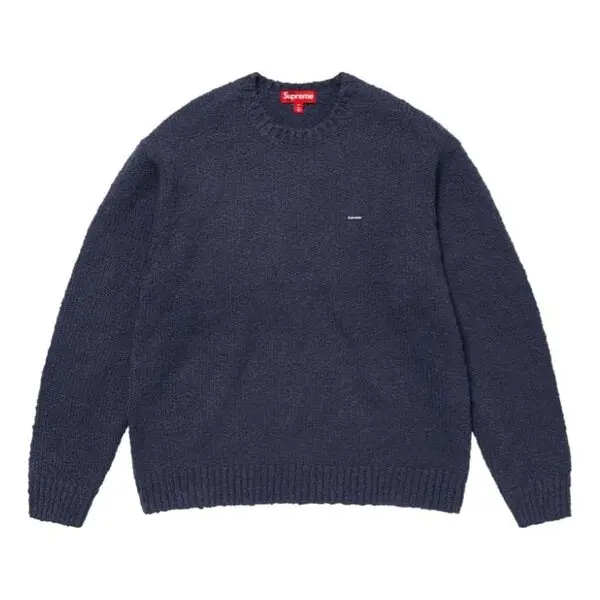 Supreme Bouclé Small Box Pullover - Navy