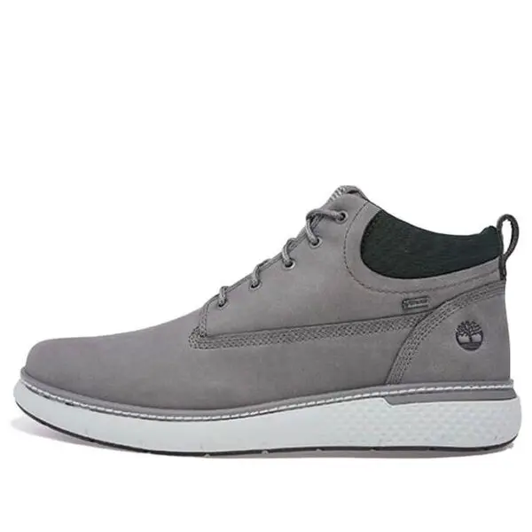 Timberland Cross Mark W Mid Top Waterproof Casual Sneakers - Gray