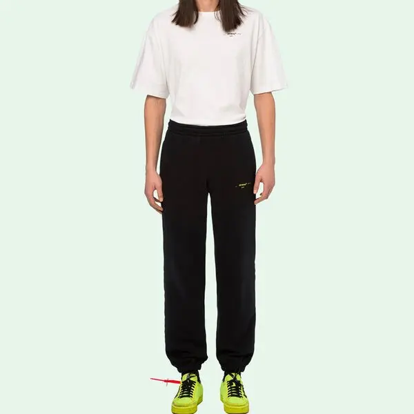 Off-White 2018-19fw Street Style Cotton Logo Pants