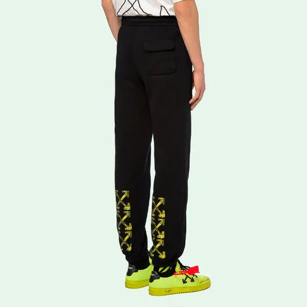 Off-White 2018-19fw Street Style Cotton Logo Pants