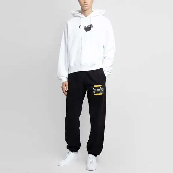 Off-White Caravaggio-print Track Pants Yellow