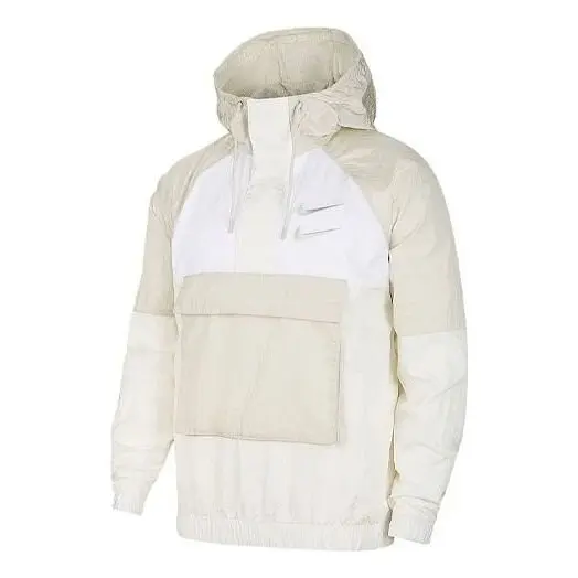 Nike As Nsw Swoosh Jkt Wvn Nfs Casual Sports Woven Jacket Autumn White - Default Color