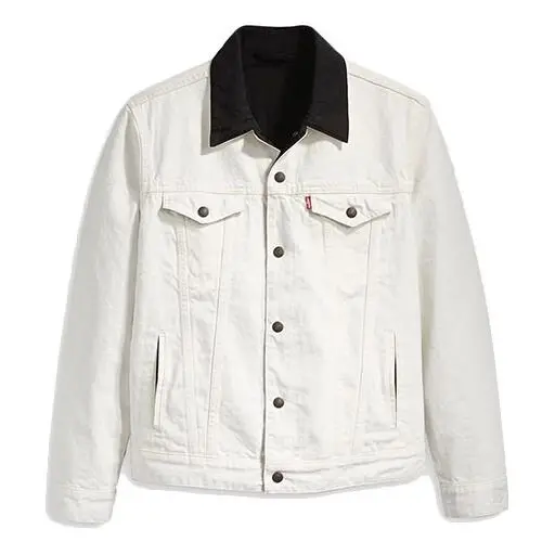 LEVI'S X Air Jordan Crossover Reversible Denim Jacket - White/black
