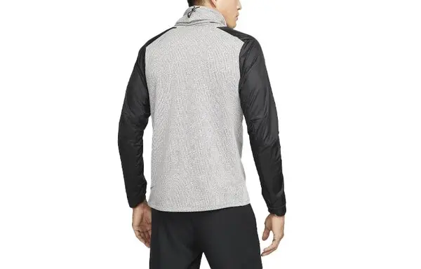Nike Colorblock Long Sleeve High Collar T-shirt - Blackgray