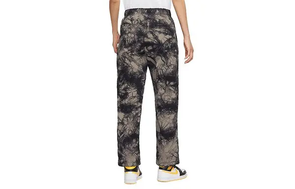 JORDAN Heritage Tie Dye Lacing Straight Trousers
