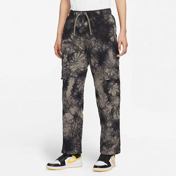 JORDAN Heritage Tie Dye Lacing Straight Trousers