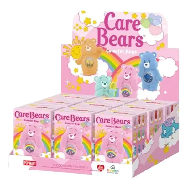 POP MART Care Bears Colorful Hugs Firgures Sealed Case - Multi-color