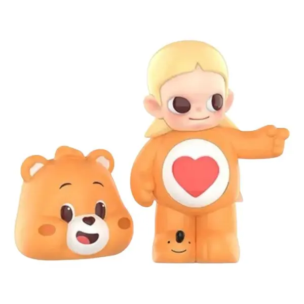 POP MART X Zsiga Care Bear Figures 'soft Tender Heart Bear - Multi-color