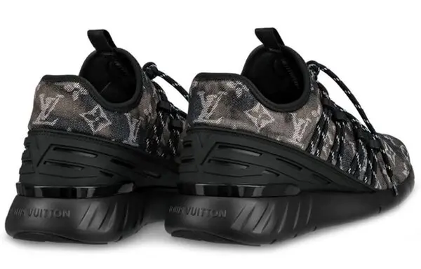 LOUIS VUITTON Fastlane Monogram Denim Sneakers