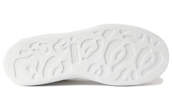 Alexander McQueen Leather Spike Larry Sneakers - White