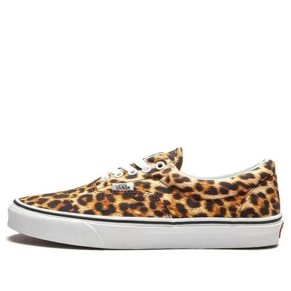 VANS Leopard Print Lace-up Sneakers - Brown/black