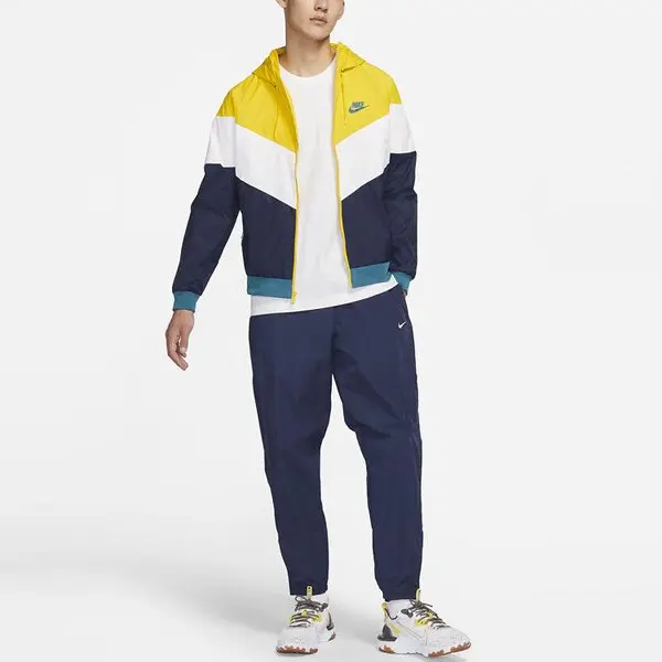 Nike Windrunner Colorblock Track Jacket - Yellow