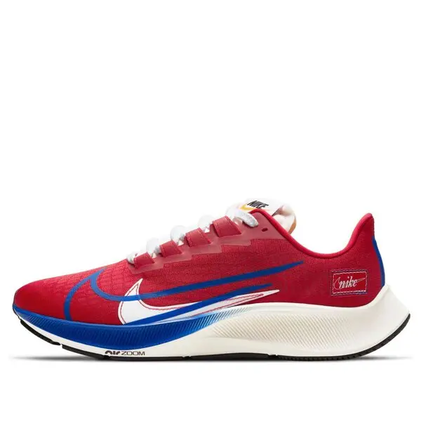 Nike Zoom Pegasus 37 Premium Athletic Sneakers - Black/blue/white