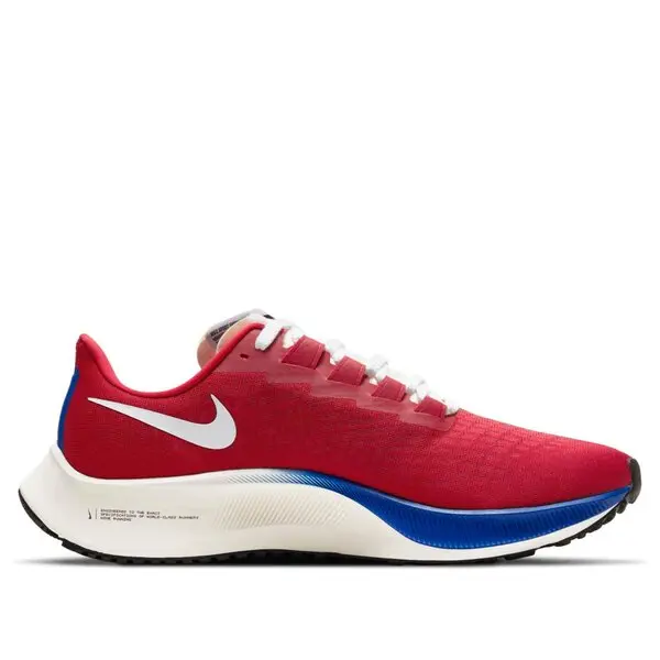 Nike Zoom Pegasus 37 Premium Athletic Sneakers - Black/blue/white