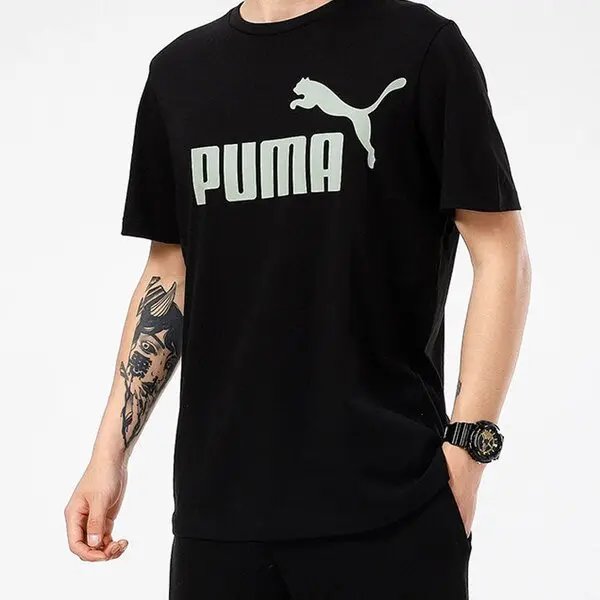 PUMA Logo Printing Round-neck