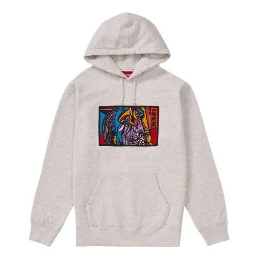 Supreme Chainstitch Hooded Sweatshirt - Grey