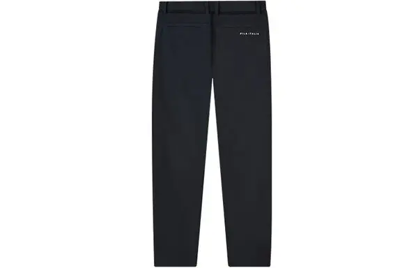 FILA Solid Color Gym Woven Sports Long Pants