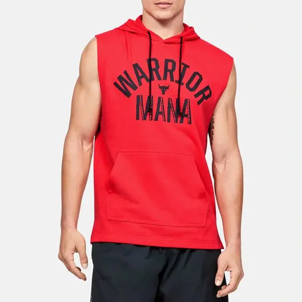 Under Armour Project Rock Training Sports Hooded Sleeveless