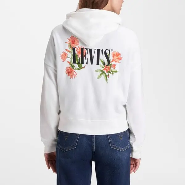 LEVI'S Embroidered Zip-up Hoodie