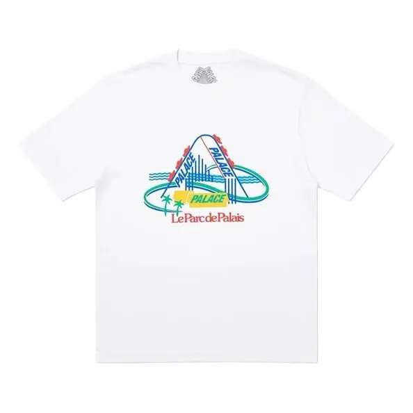 PALACE French Ones Printing Short Sleeve T-shirt - White