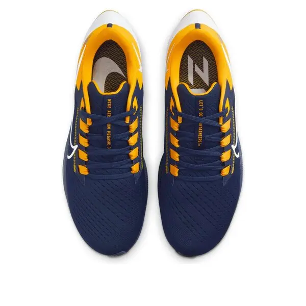 Nike Zoom Pegasus 38 "west Virginia" Low Top Sneakers - Blue/white