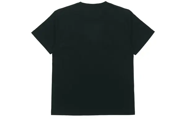 A BATHING APE Shark Face Half Zip T-shirt - Black