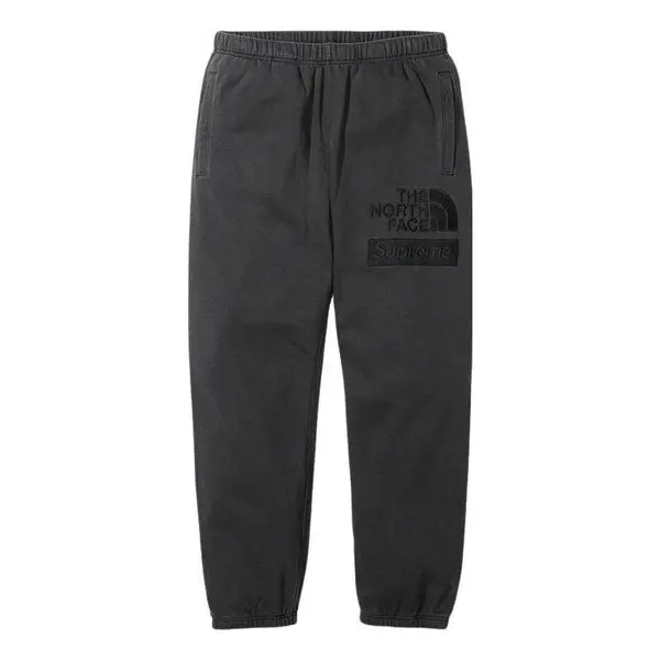 Supreme X The North Face Pigment Printed Sweatpants - Black