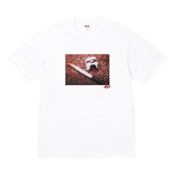 Supreme X Mf Doom Fw23 Week3 Mf T-shirt - White