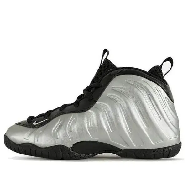 Nike Little Posite One 'chrome' Sneakers - Black/silver