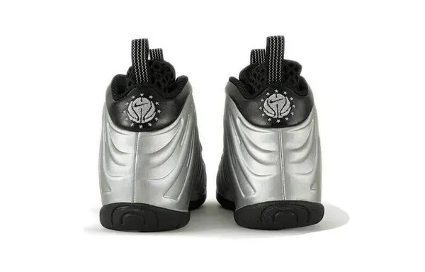 Nike Little Posite One 'chrome' Sneakers - Black/silver