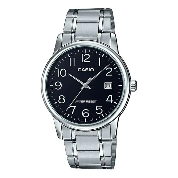 Casio Analog Quartz Watch With Water Resistance - Black