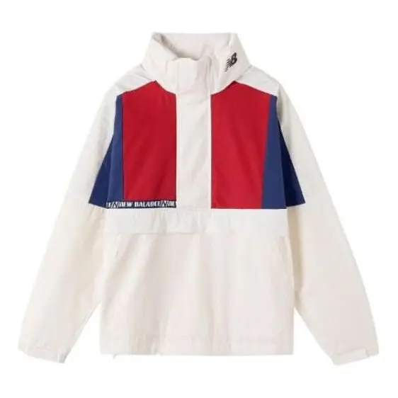NEW BALANCE Colorblock Jacket - White/blue/red