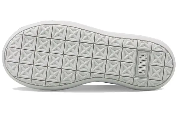 PUMA Suede Mayu Raw Low Top Sneakers - Gray/white