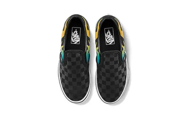VANS Classic Slip-on Flame Checkerboard