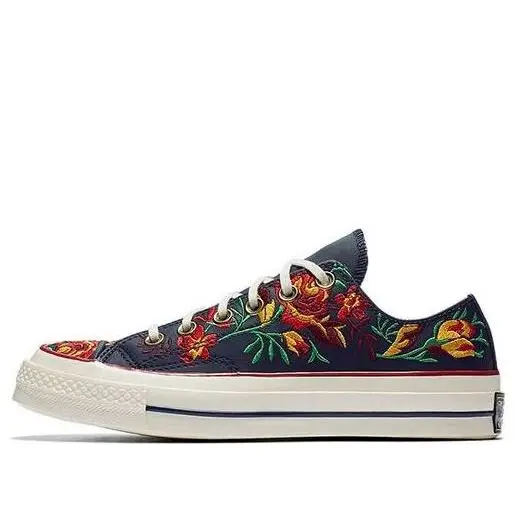CONVERSE Chuck 70 Low Parkway Floral Embroidery - Black