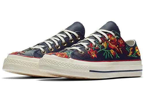 CONVERSE Chuck 70 Low Parkway Floral Embroidery - Black