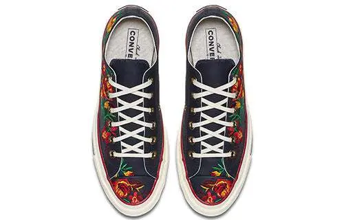 CONVERSE Chuck 70 Low Parkway Floral Embroidery - Black