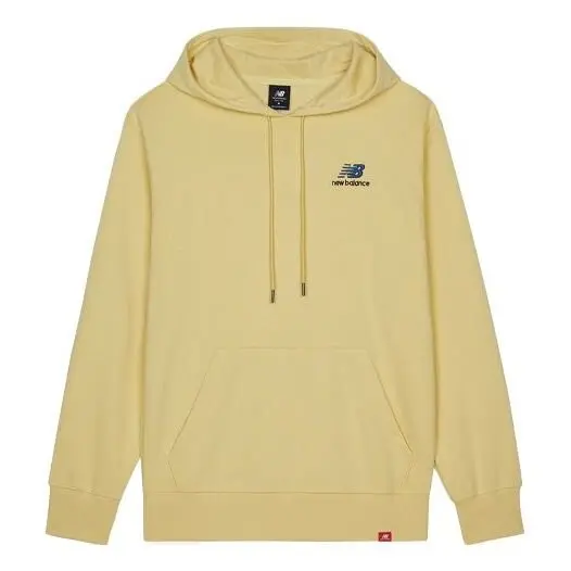 NEW BALANCE Embroidered Logo Sports Pullover - Yellow