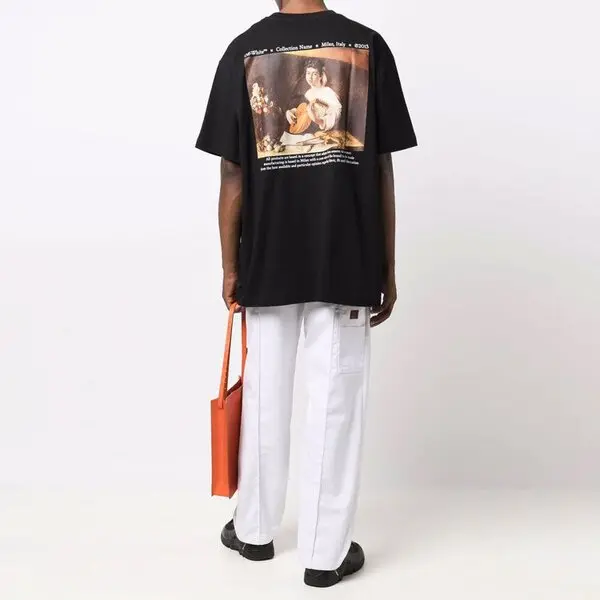Off-White Caravaggio Painting Short Sleeve Loose Fit Tee