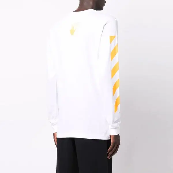 Off-White Fw21 Caravaggio Painting Long Sleeves T-shirt - White