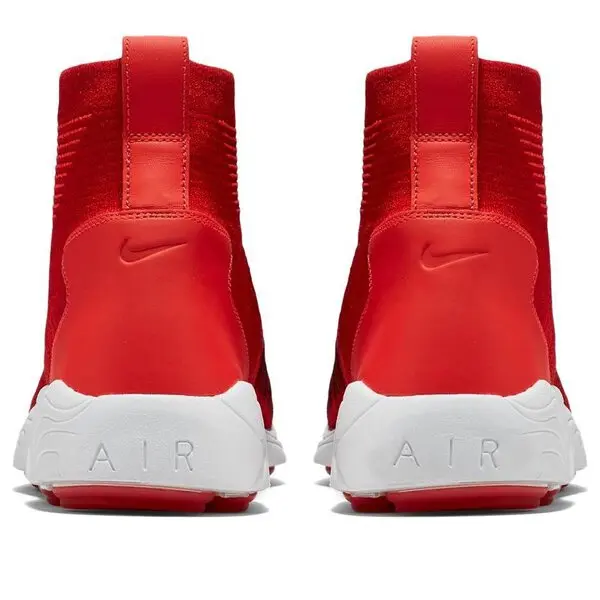 Nike Zoom Air Mercurial Xi Flyknit High-top Sneakers - Red/grey